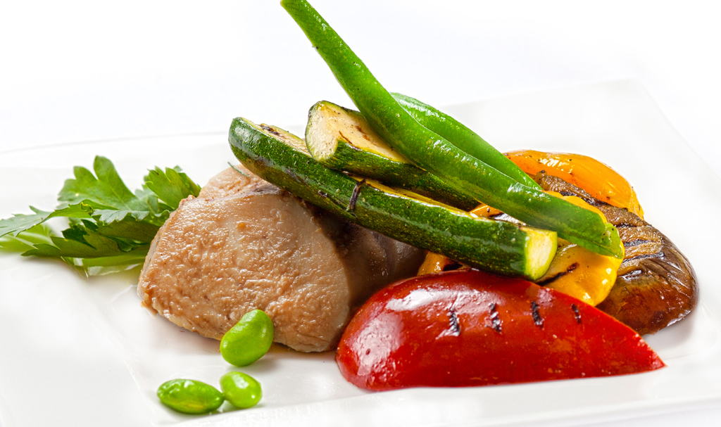 Chicken with vegetables. GFML Gluten-free diet meal